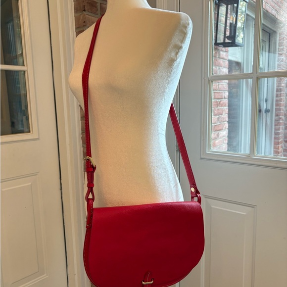 ANN MASHBURN | Bags | Ann Mashburn Clara Accordion Bag In Red Leather ...